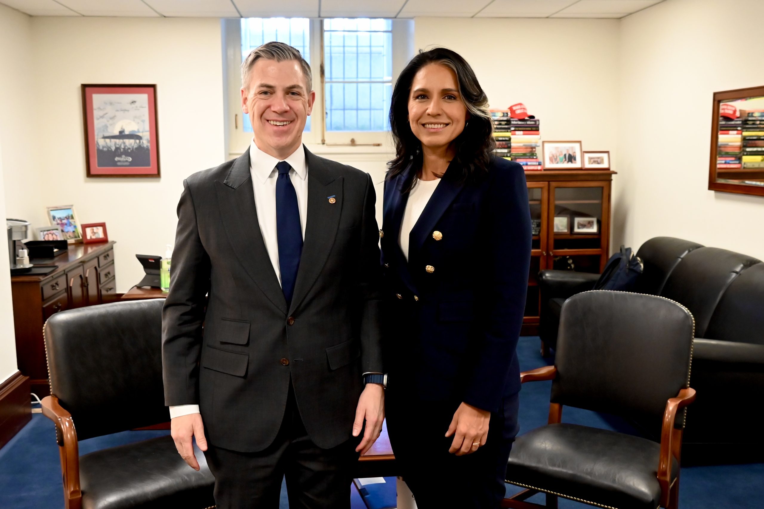 Senator Jim Banks Meets with Tulsi Gabbard