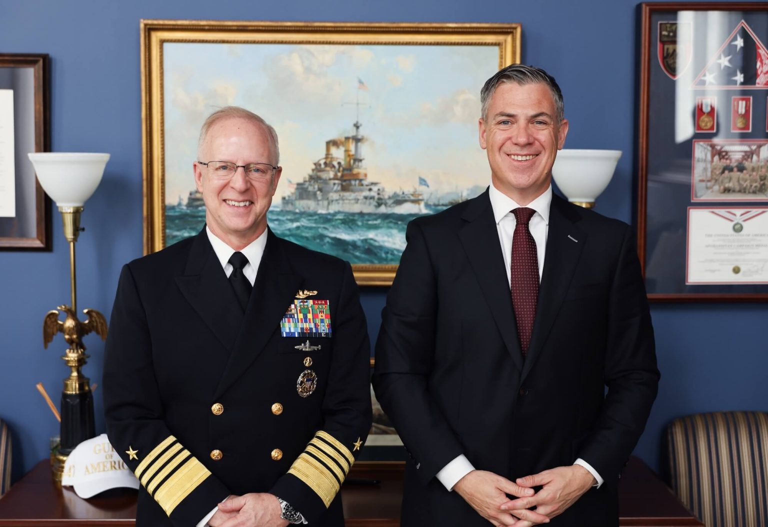 Sen. Banks Meets with President Trump’s Nominee for Chief of Naval ...